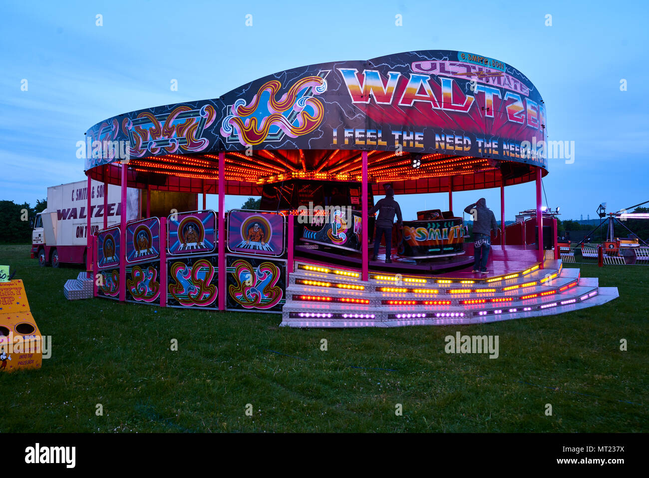 Waltzer ride fun fair hi-res stock photography and images - Alamy