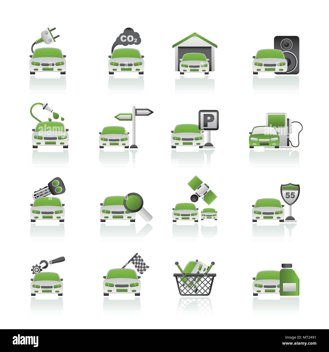 Petrol station services road Stock Vector Images - Alamy