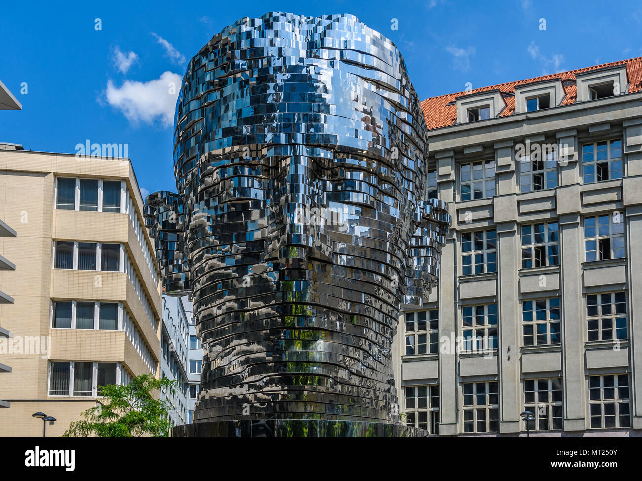 Kafka Statue in Prague, Czech Republic Stock Photo - Alamy