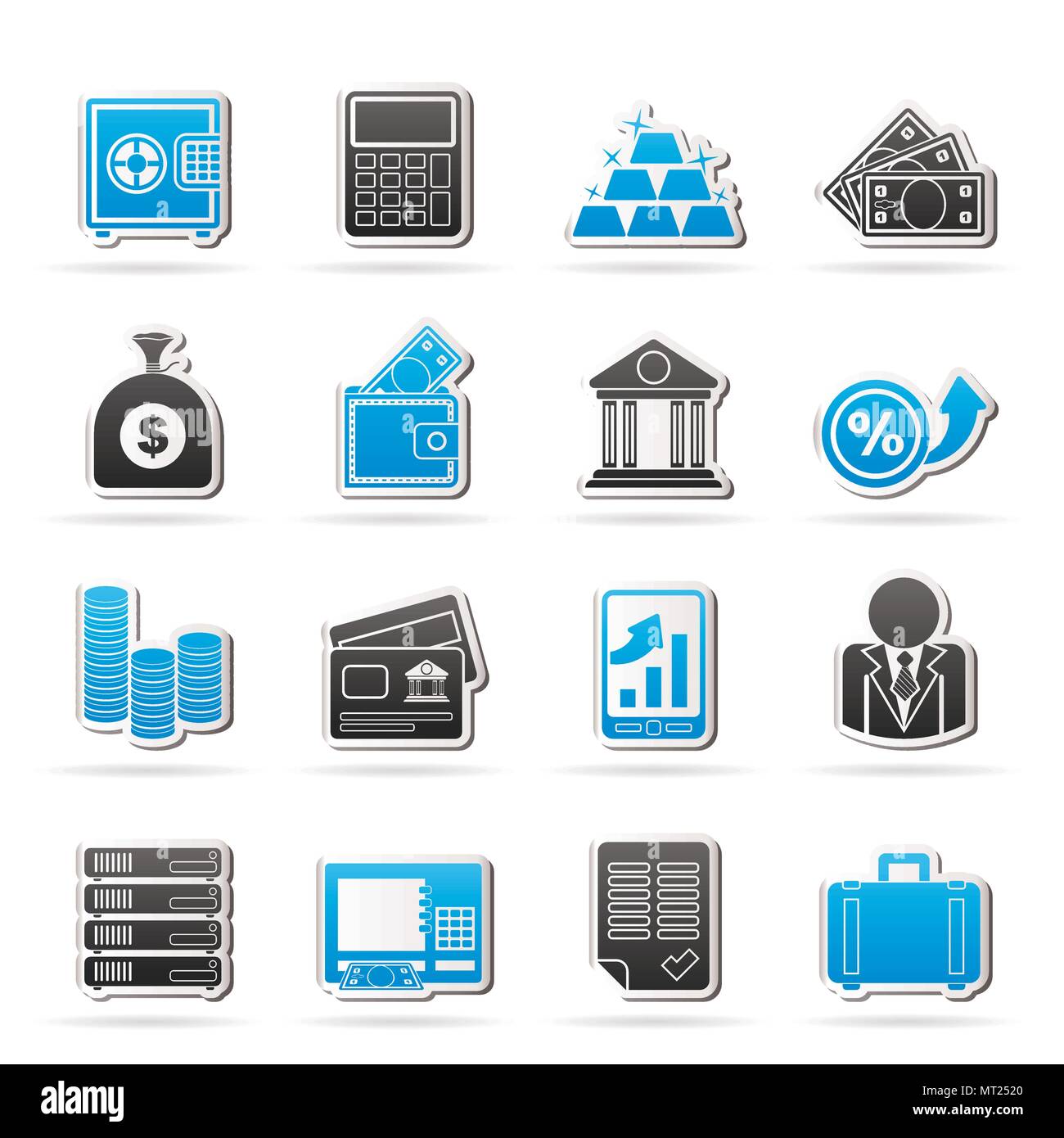 Banker calculator Stock Vector Images - Alamy
