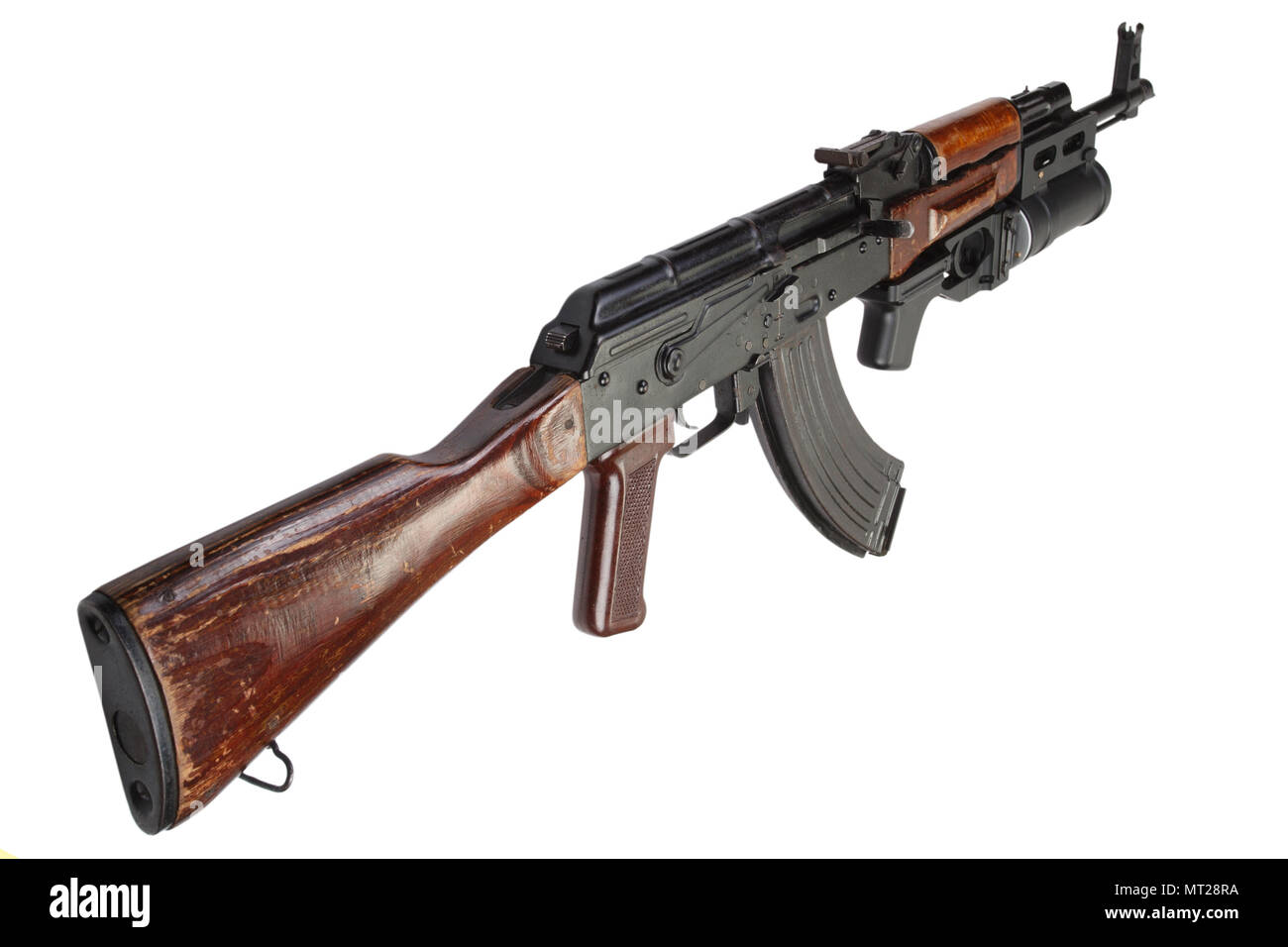 Kalashnikov AK 47 with 40mm GP-25 grenade launcher Stock Photo - Alamy