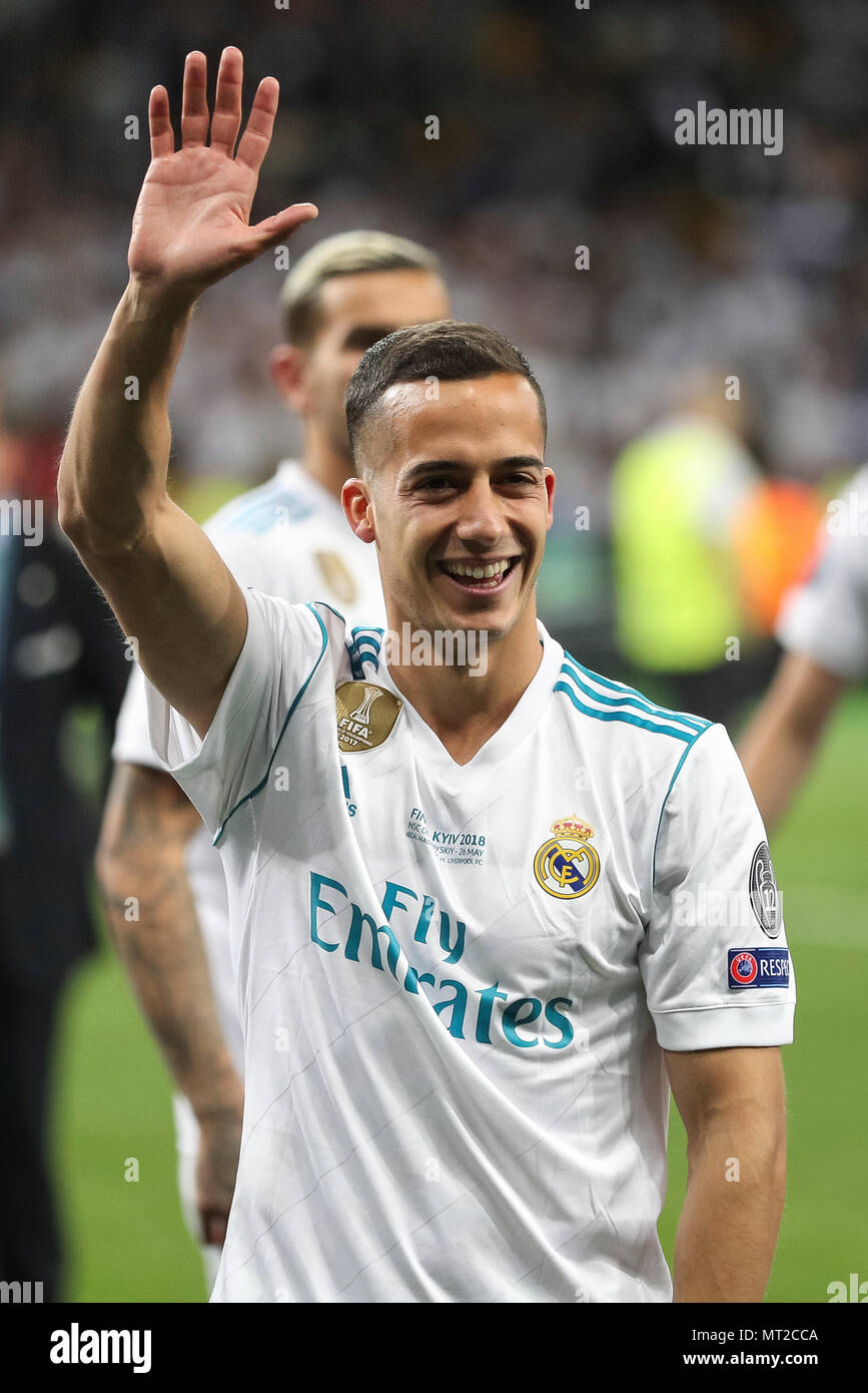 Lucas Vazquez of Real Madrid celebrates after the UEFA Champions League ...