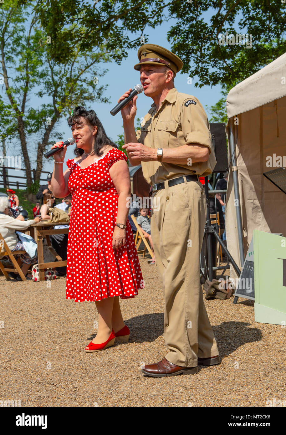 Weybourne, Norfolk, UK. 27th May 2018. The famous "Royal Train" episode ...