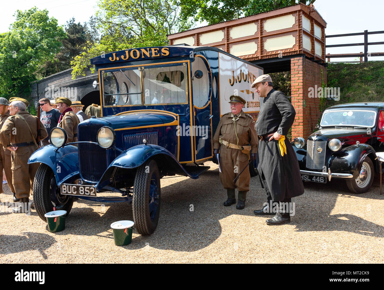 Weybourne, Norfolk, UK. 27th May 2018. The famous "Royal Train" episode ...