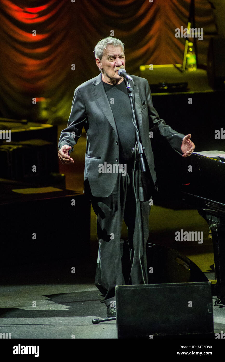 Lugano Switzerland. 27 May 2018. The Italian singer-songwriter PAOLO ...