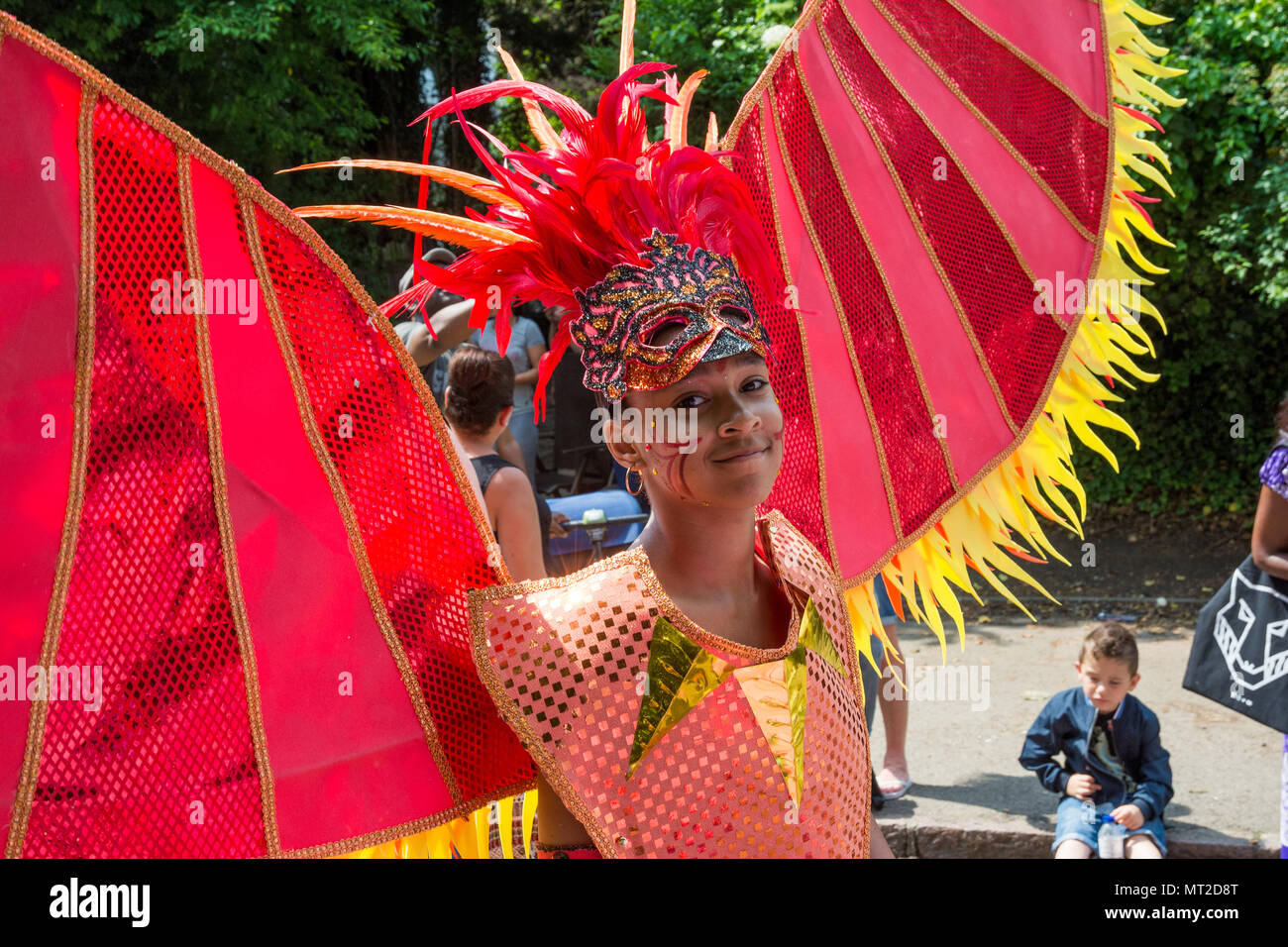 Luton, UK. 27th May, 2018. Luton’s vibrant 42nd International Carnival ...