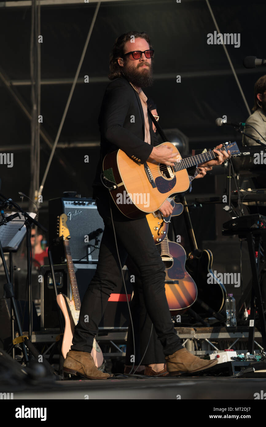 London, UK. 27th May 2018. Father John Misty (real name Josh Tillman ...