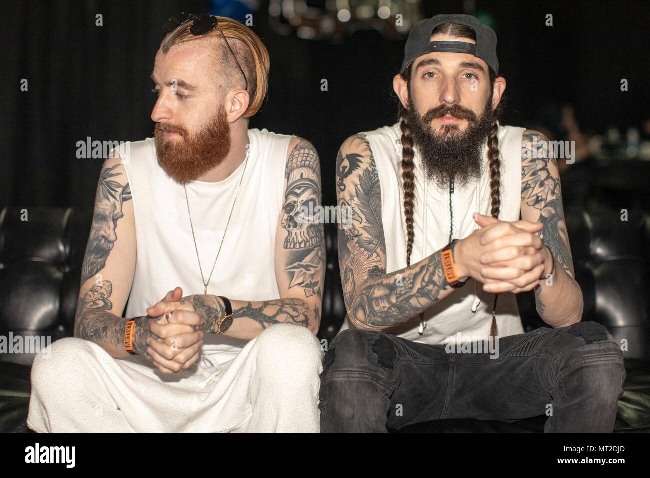 Napa, California, USA. 26th May, 2018. MATTHEW BRUE and DAVID BUTLER of ...