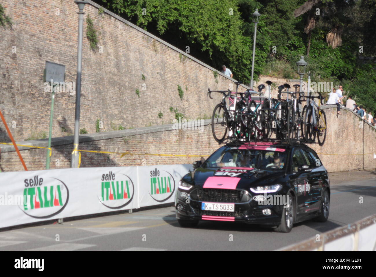 Cycling Team Car High Resolution Stock Photography and Images - Alamy