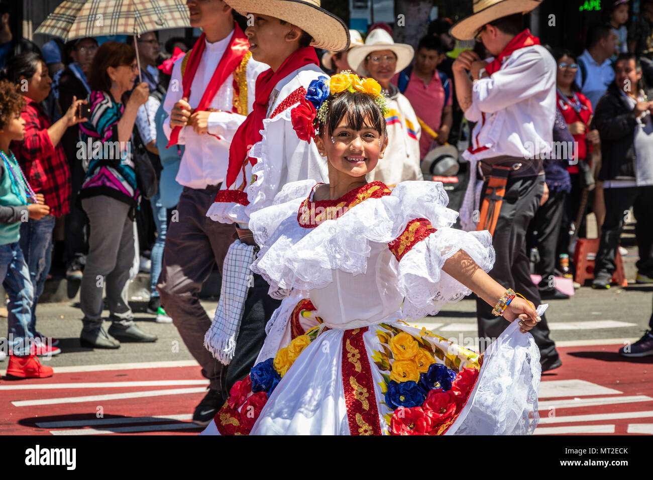 San Francisco, USA. 27th may 2018. Performer at the 2018 Carnaval ...