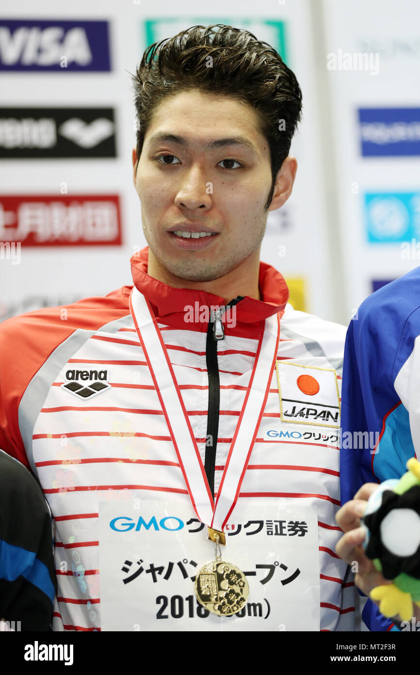 Tokyo, Japan. 27th May, 2018. Kosuke Hagino (JPN) Swimming : Japan Open 2018 Men's 200m ...