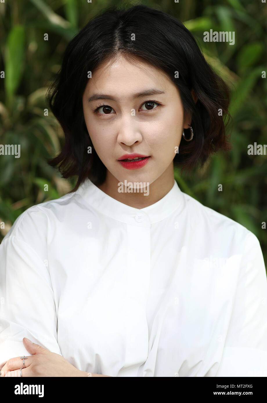 28th May, 2018. S. Korean actress Park Min-ji South Korean actress Park ...