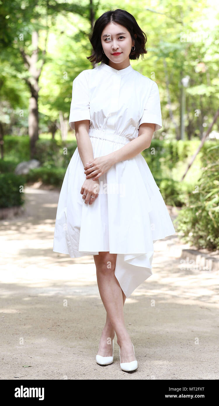 28th May, 2018. S. Korean actress Park Min-ji South Korean actress Park ...