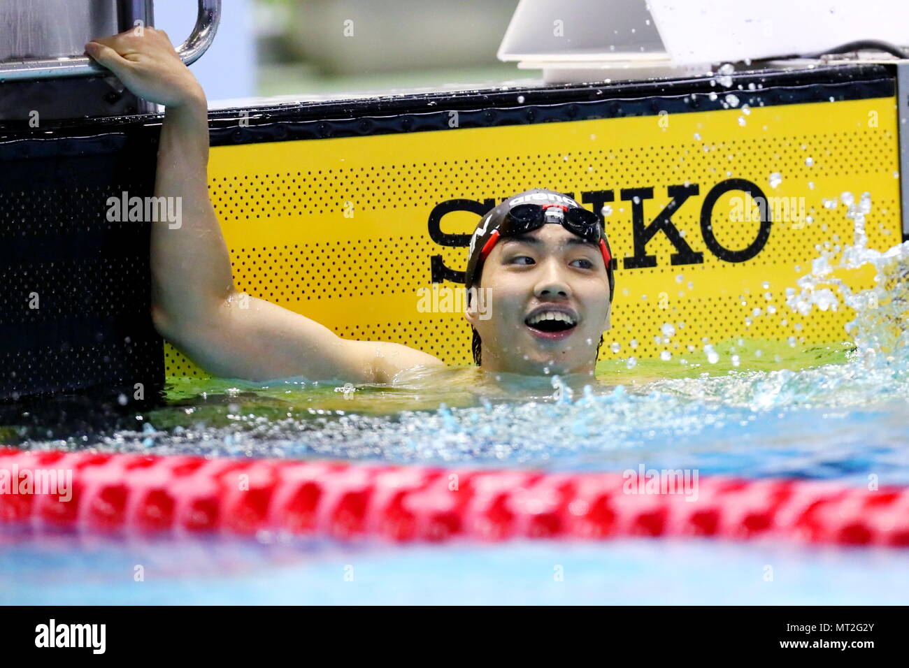 Tokyo, Japan. 27th May, 2018. Shogo Takeda (JPN) Swimming : Japan Open ...