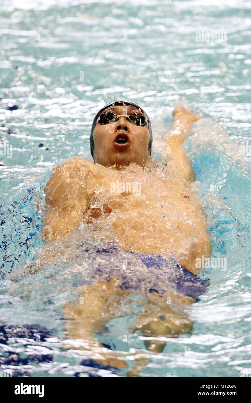 Tokyo, Japan. 27th May, 2018. Kosuke Hagino (JPN) Swimming : Japan Open 2018 Men's 200m ...