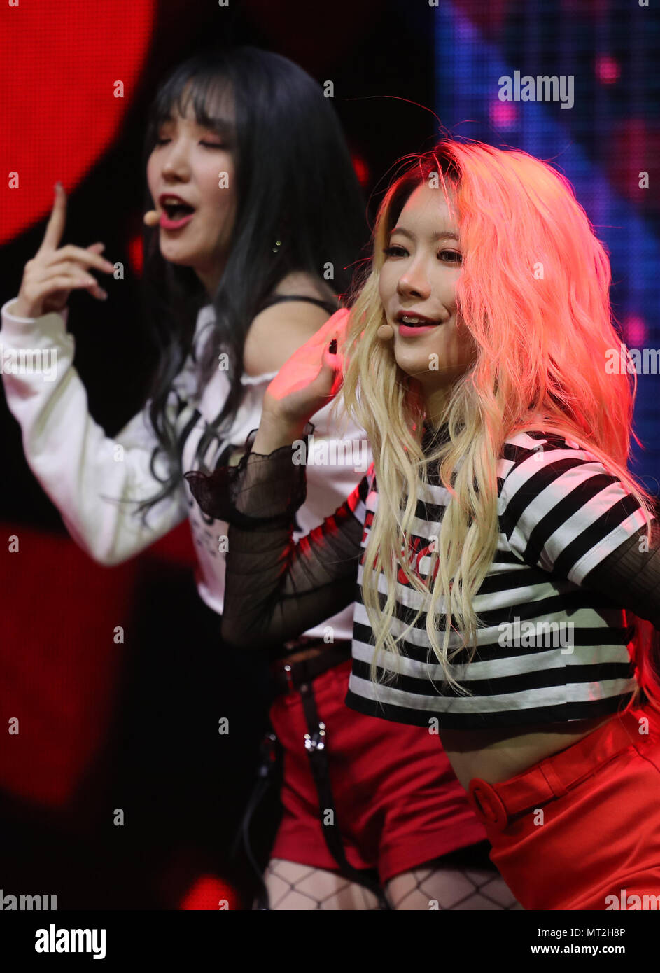 28th May, 2018. Girl group Pristin Rena Rena of Pristin V, a subgroup ...