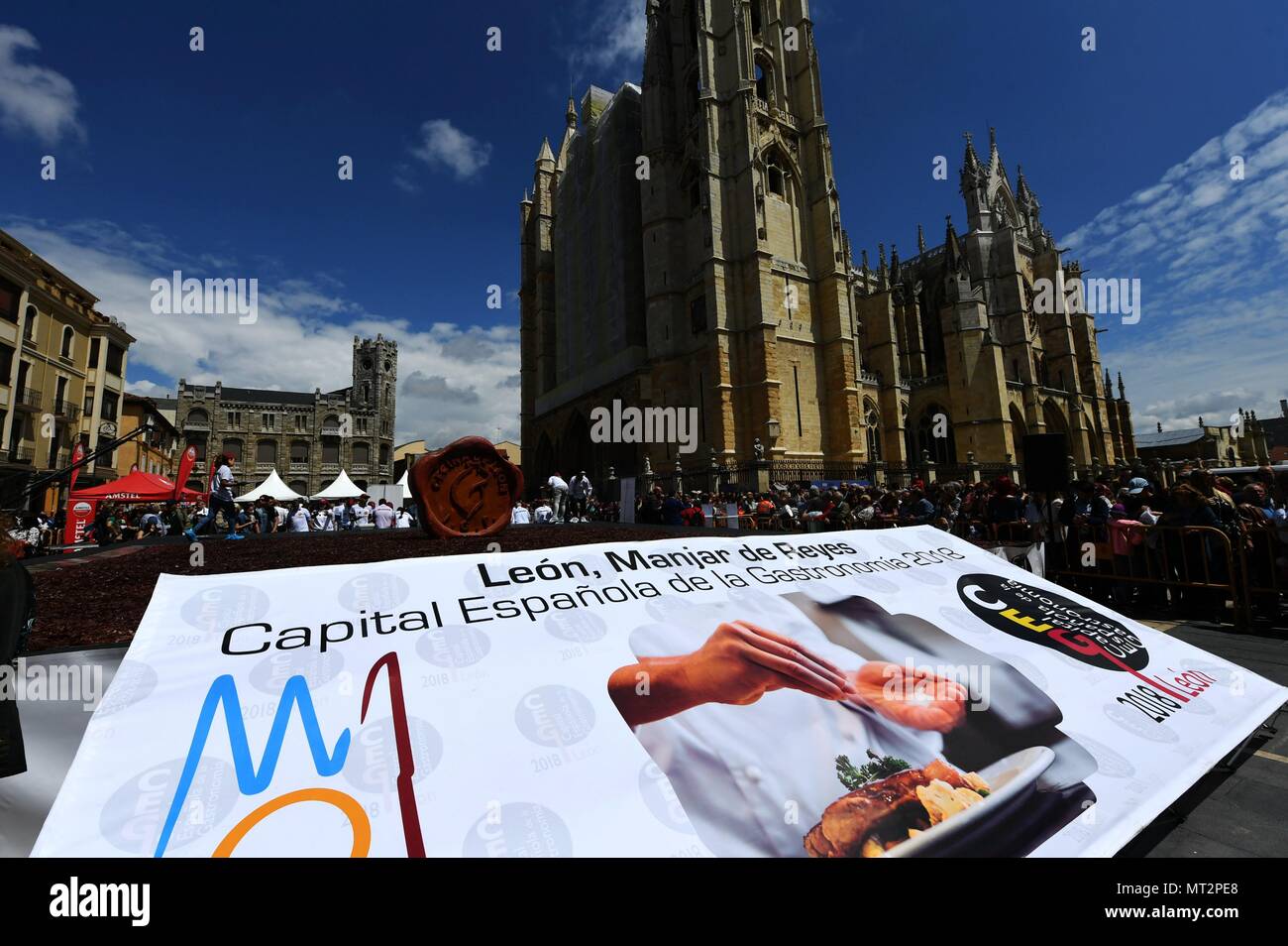 Madrid. 27th May, 2018. Photo taken on May 27, 2018 shows the biggest ...