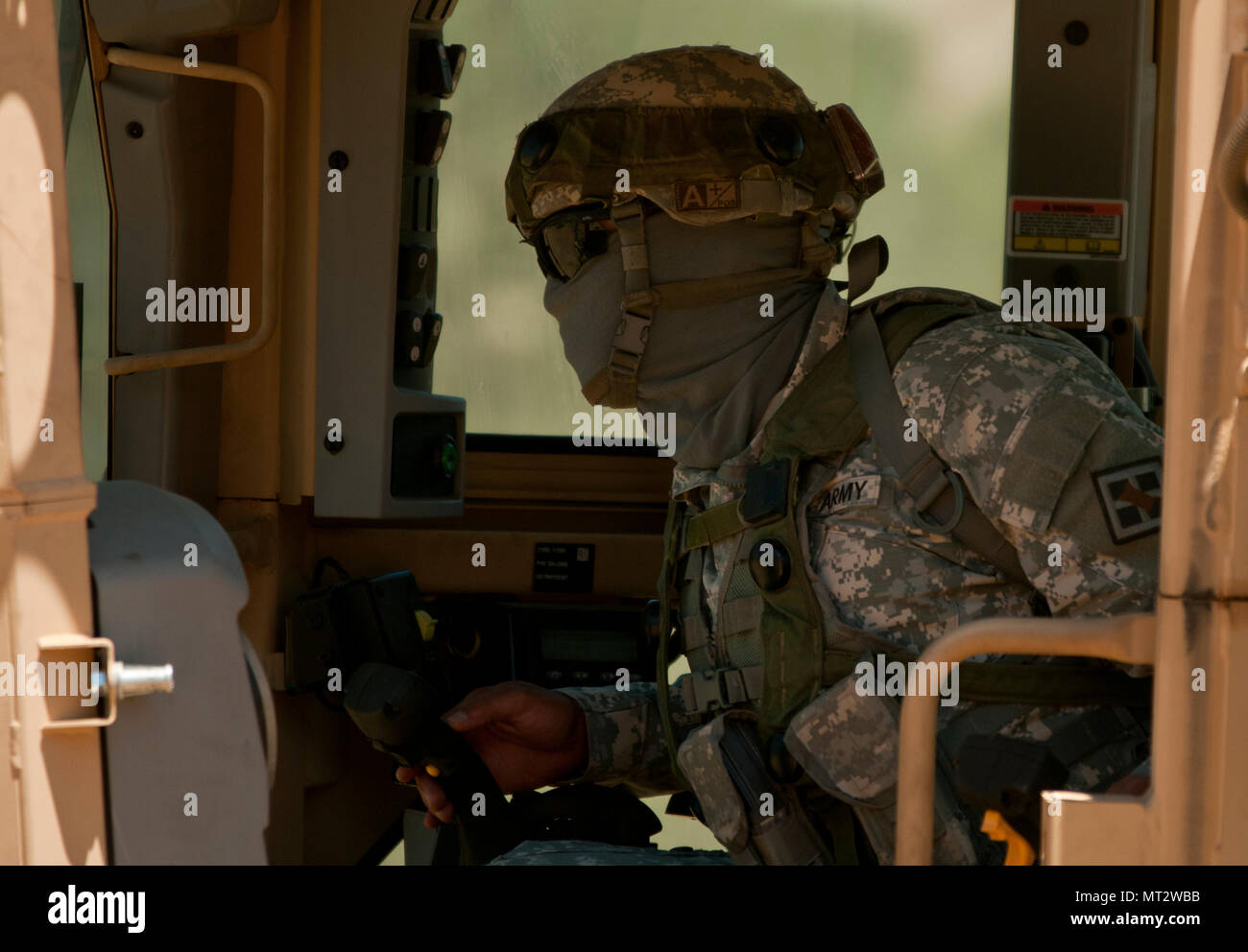 Spc. Lebron Luis, a horizontal construction engineer with the 718th ...