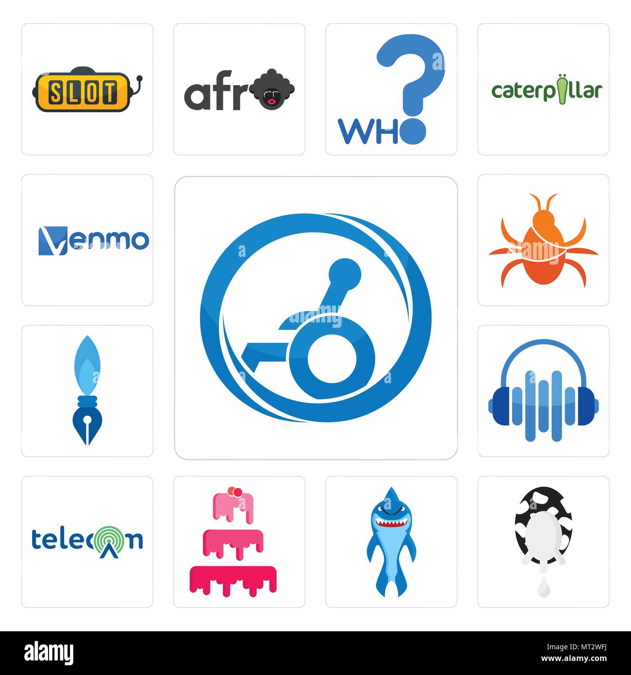 Venmo mobile logo Stock Vector Images - Alamy