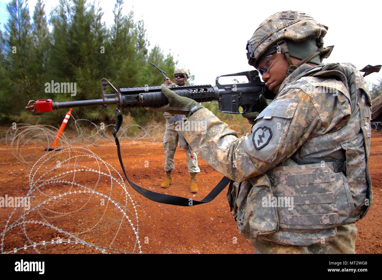 SCHOFIELD BARRACKS, Hawaii – Spc. Amber Forbes, a Soldiers with the ...