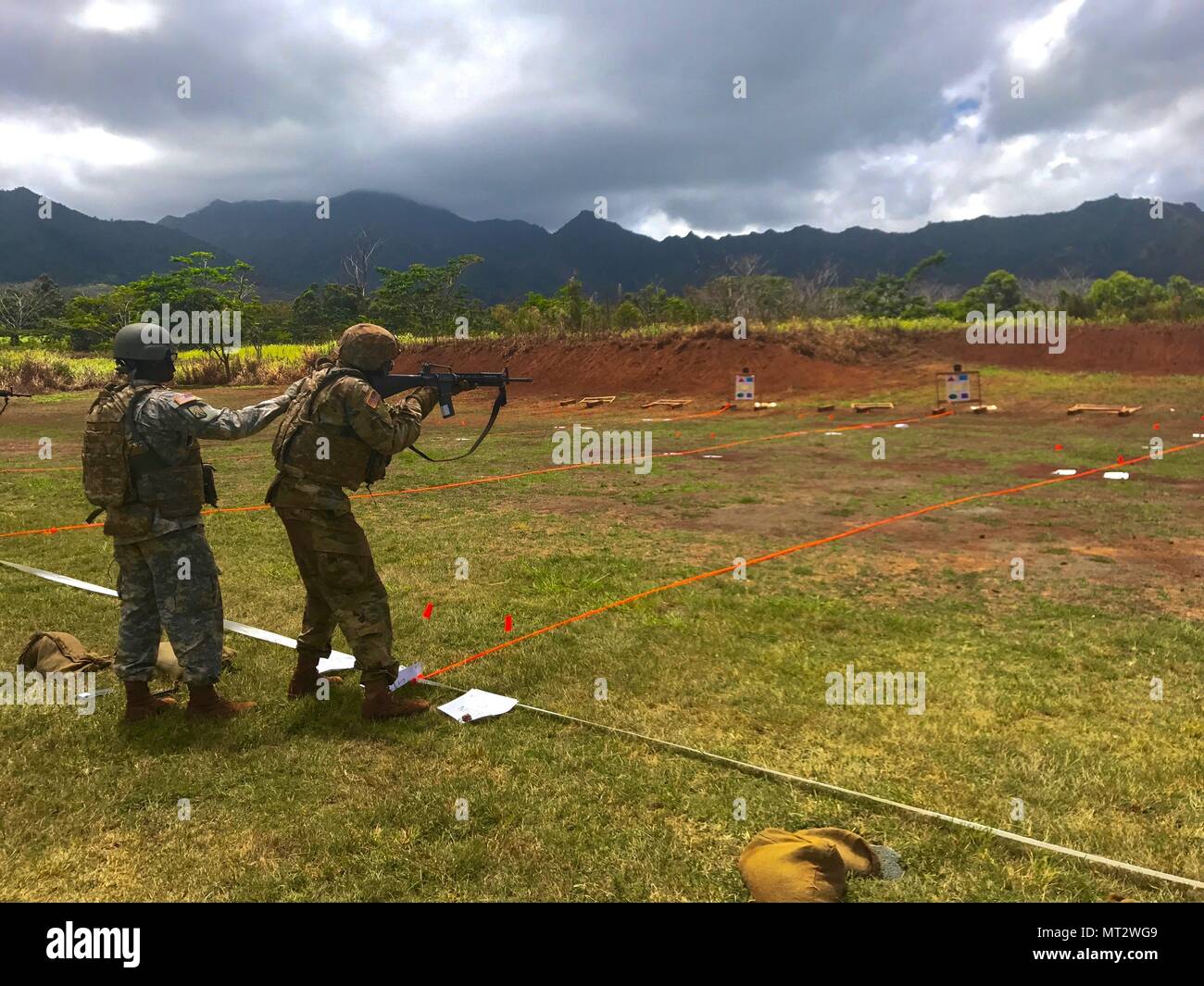Soldiers from the 40th Composite Supply Company, 524th Combat ...
