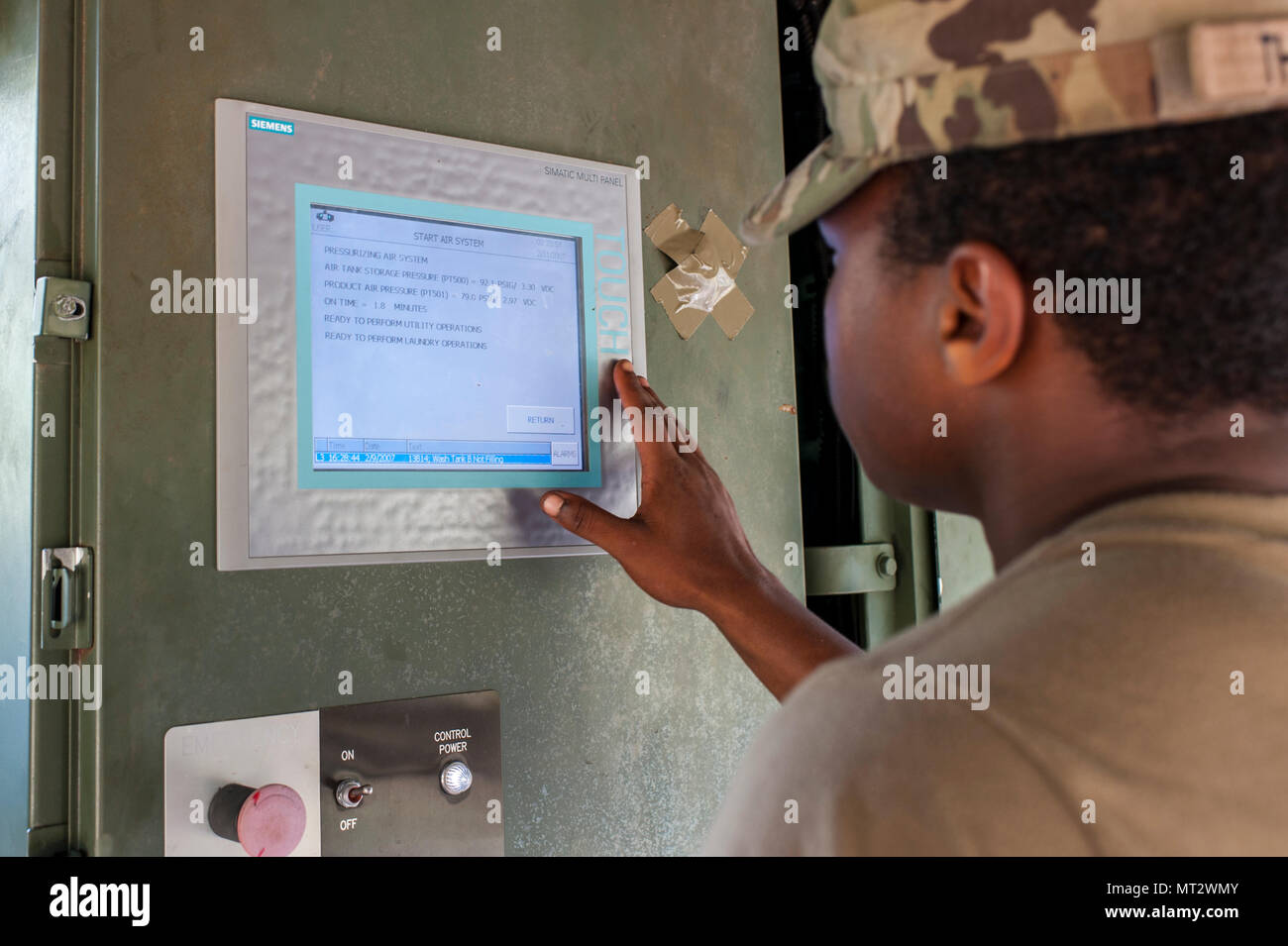 A Laundry Advanced System (LADS) is programed by the U.S. Army Reserve ...