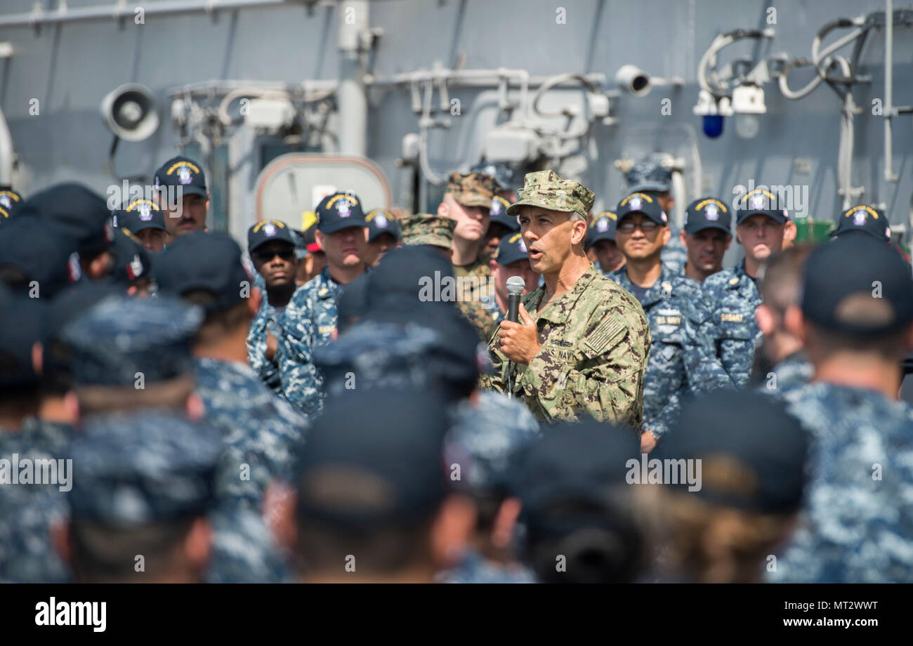 170718-N-LI768-070 SAN DIEGO (July 18, 2017) Rear Adm. Cathal O’Connor ...