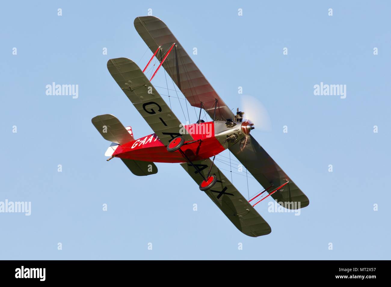 1929 Southern Martlet flying at Old Warden Aerodrome Stock Photo - Alamy