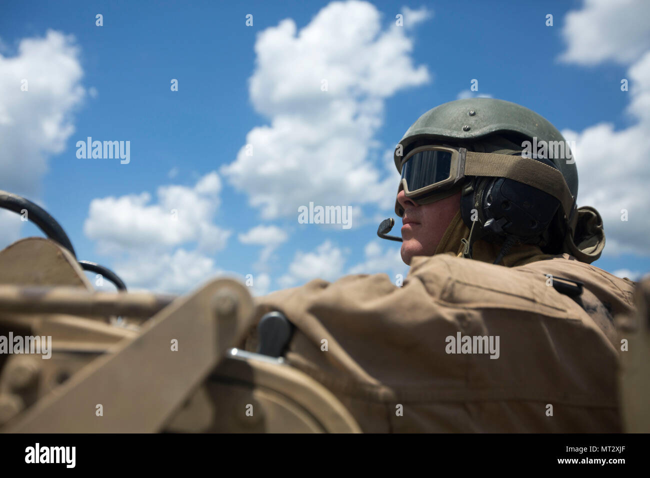 U.S. Marine Corps 1st Lieutenant Ryan Brogan, platoon commander, with ...