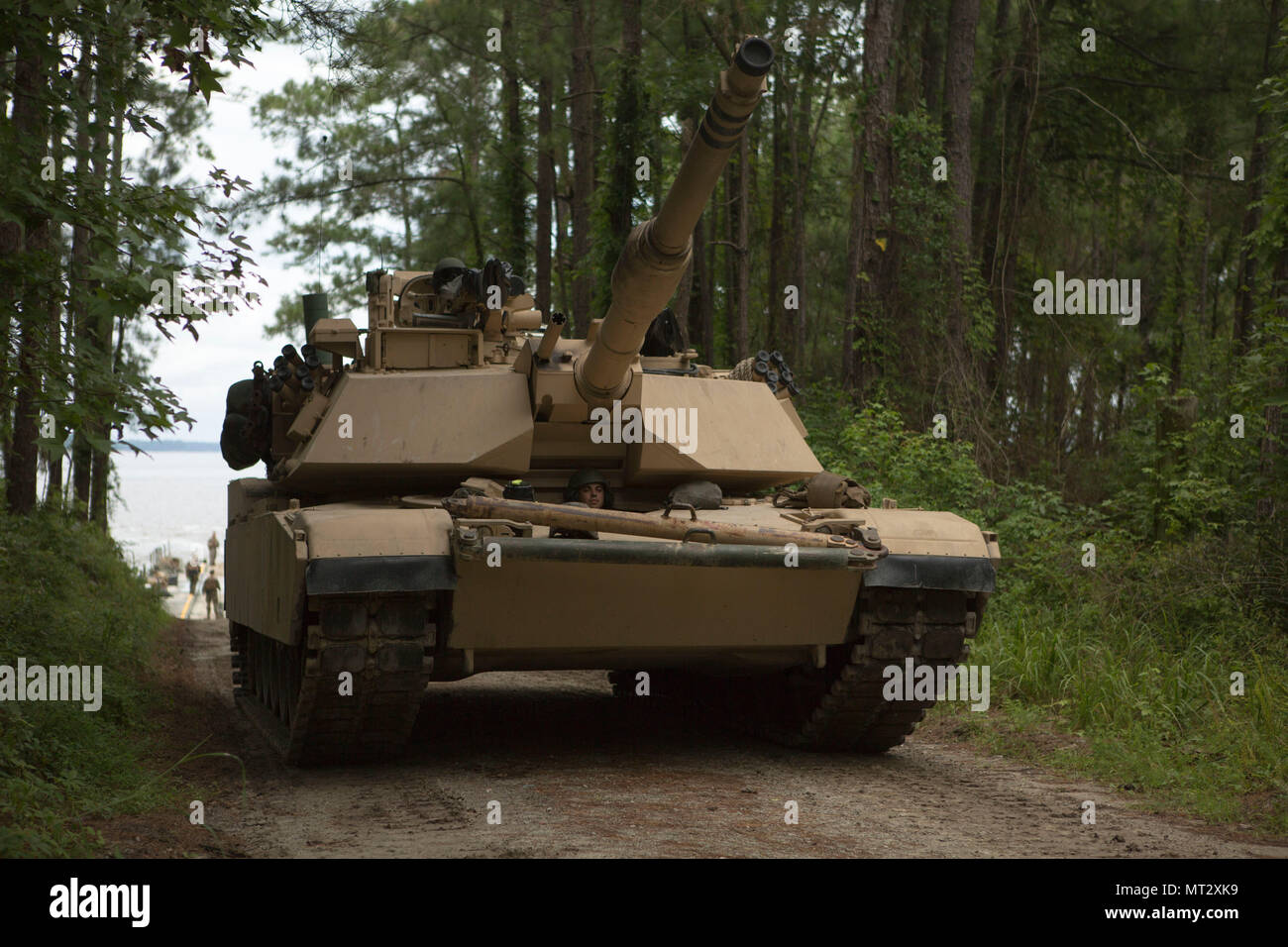 U.S. Marines with Alpha company, 2nd Tank Battalion, 2nd Marine ...