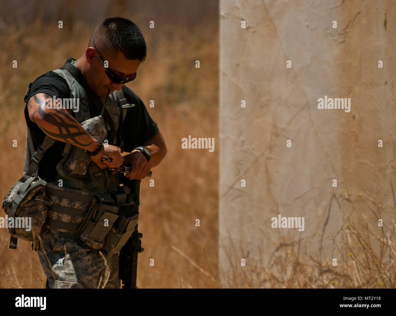 Army Reserve Sgt. Jc Pineda, a military police officer with the 96th ...