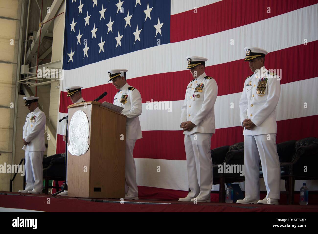 170720-N-QI061-379 NORFOLK, Va. (July 20, 2017) Lt. Scott Dean, a Navy ...