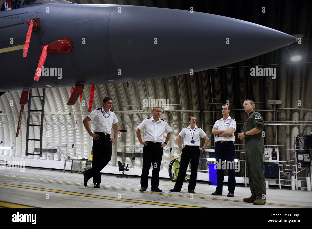Fighter controllers and air warfare officers from the Royal Navy ...