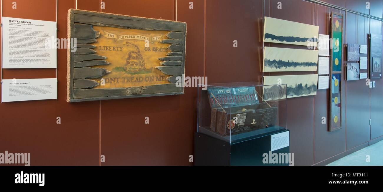 Description and Caption: View of "Battle Signs: Using Art Therapy to ...