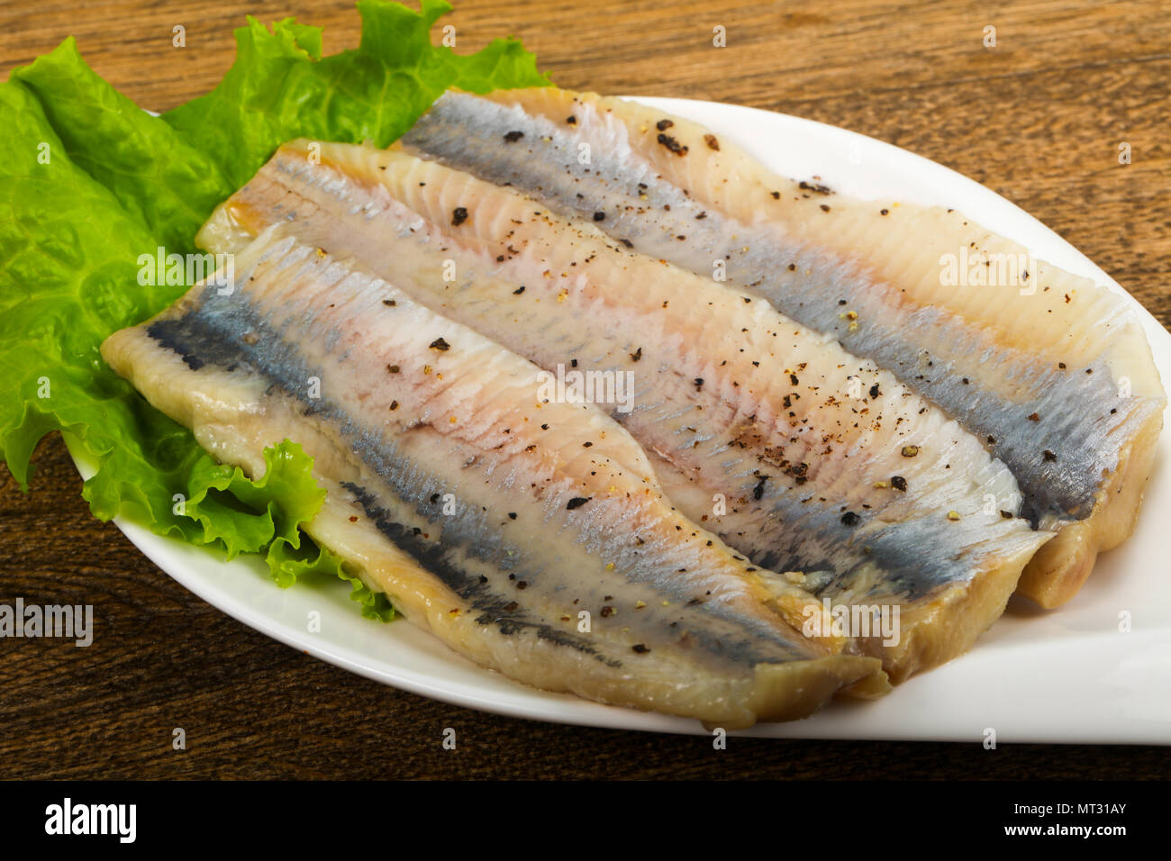 Matjes herring fillets hi-res stock photography and images - Alamy