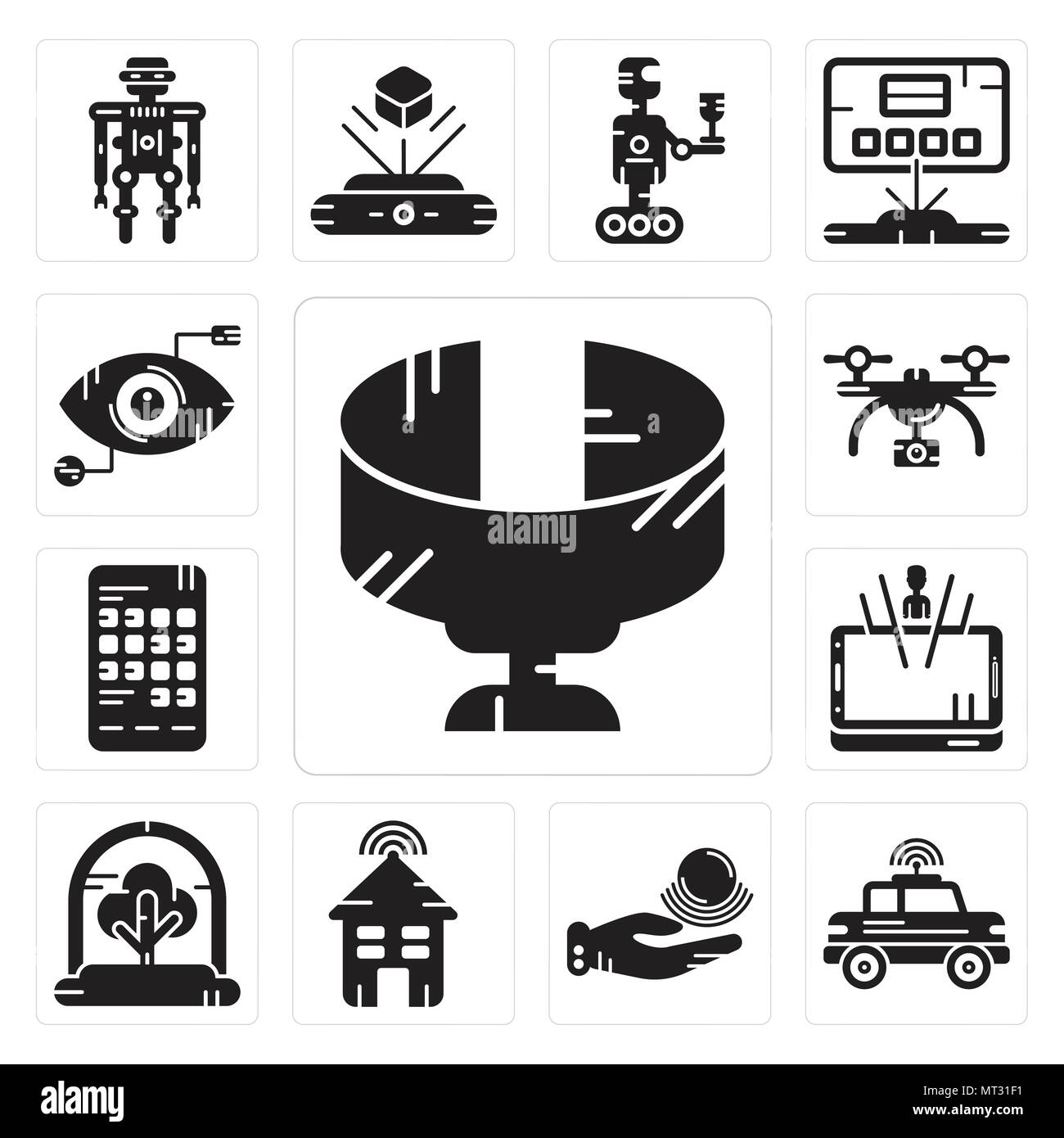 Telekinesis icon vector vectors hi-res stock photography and images - Alamy