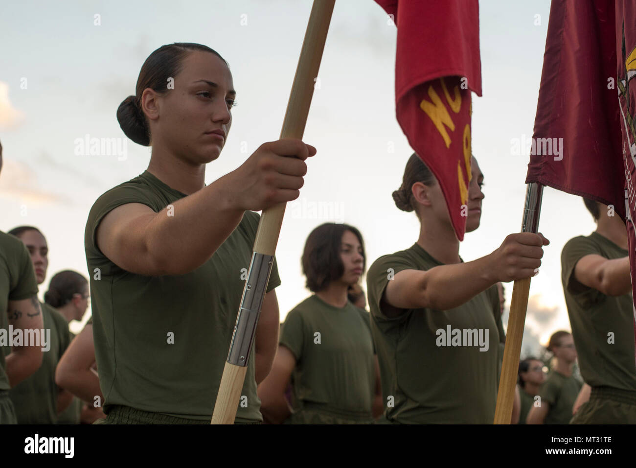 U.S. Marine Corps Pfc. Laraiah Schichtel, platoon 4024, November ...