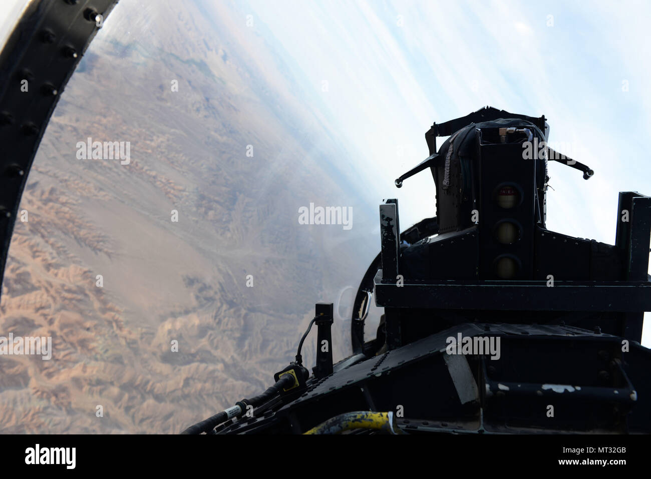 An F-15 fighter jet pilot, assigned to the 433rd Weapons Squadron, at ...