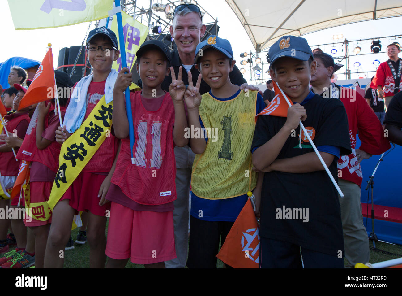 URASOE CITY, OKINAWA, Japan— Col. Scott R. Johnson poses with local ...