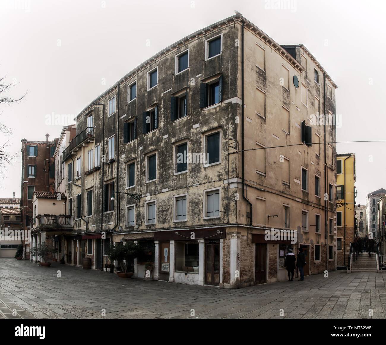 Venice Street Scene Stock Photo - Alamy