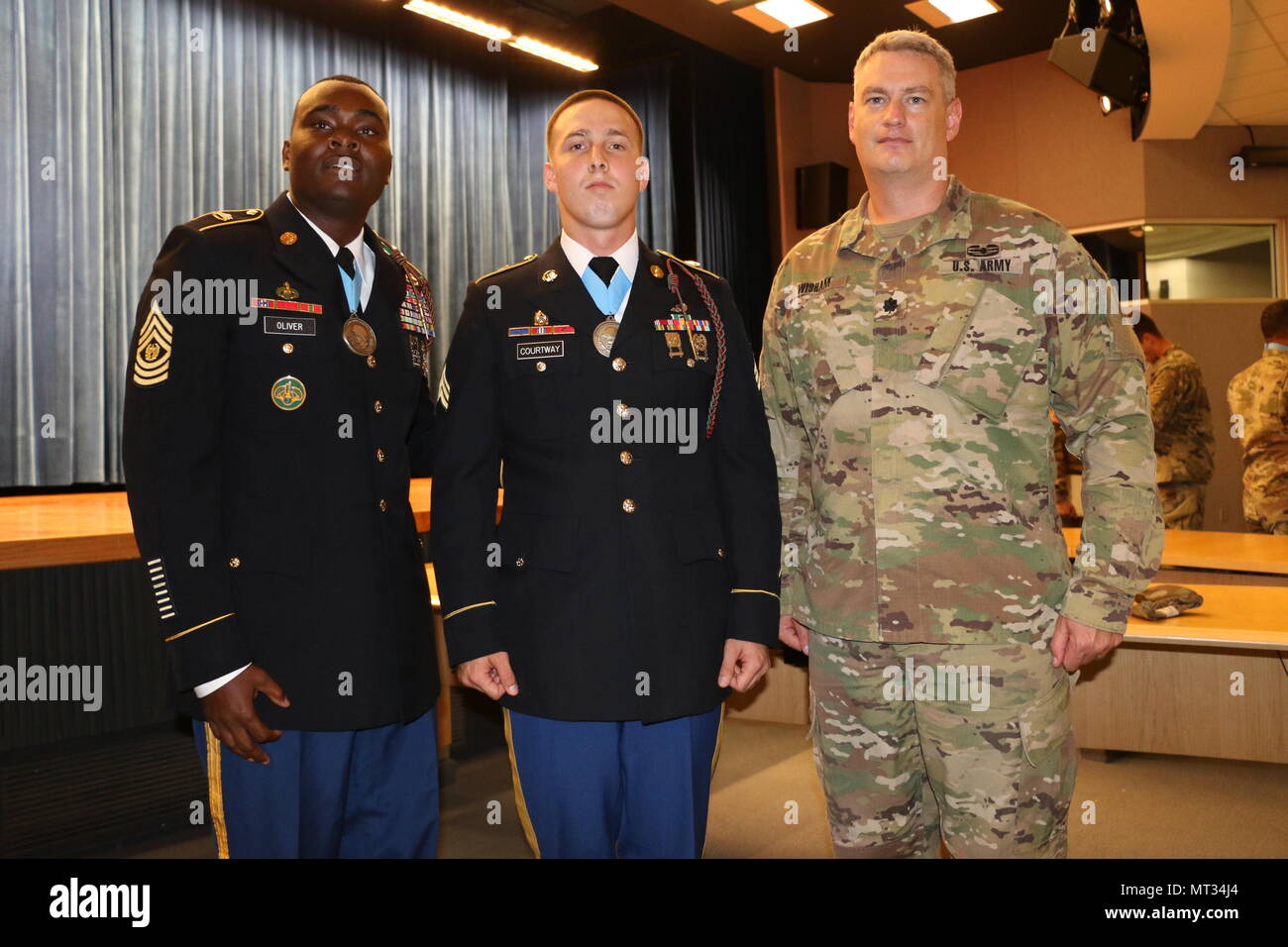 Lt. Col. Jay Wisham (right), commander of 6th Squadron, 8th Cavalry ...