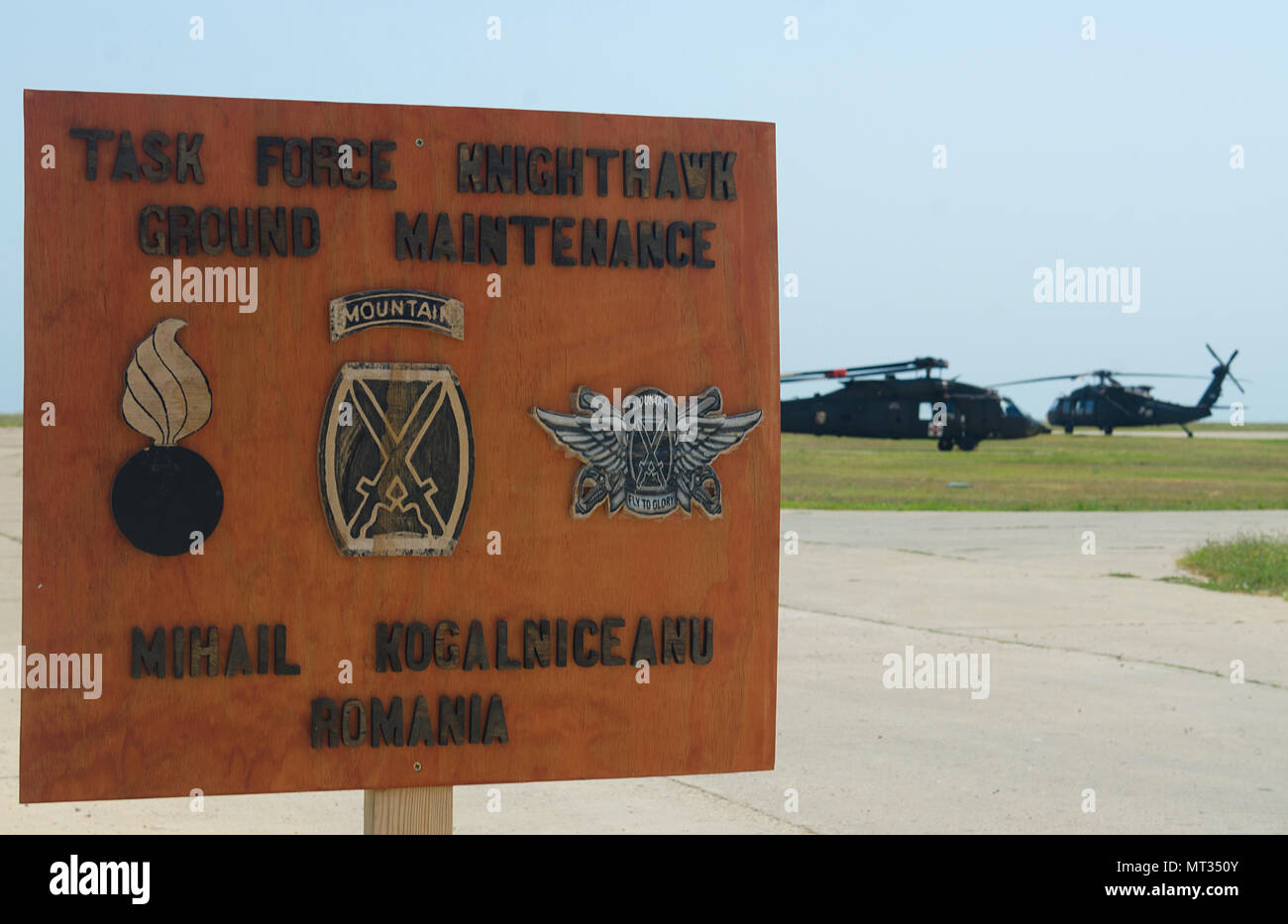 Task Force Knighthawk massed a battalion size aviation element, which ...