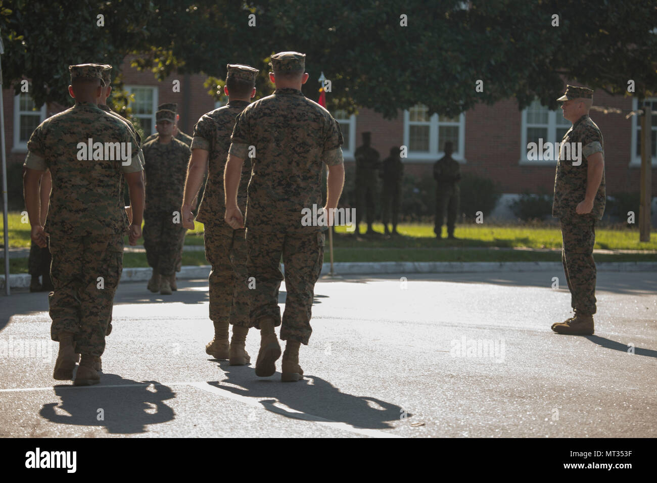 U.S. Marines with MEF Headquarters Group, II Marine Expeditionary Force ...