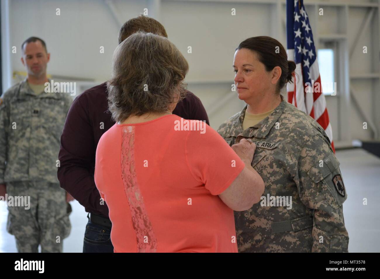 Chief Warrant Officer Stephanie Motley is promoted to the rank of chief ...