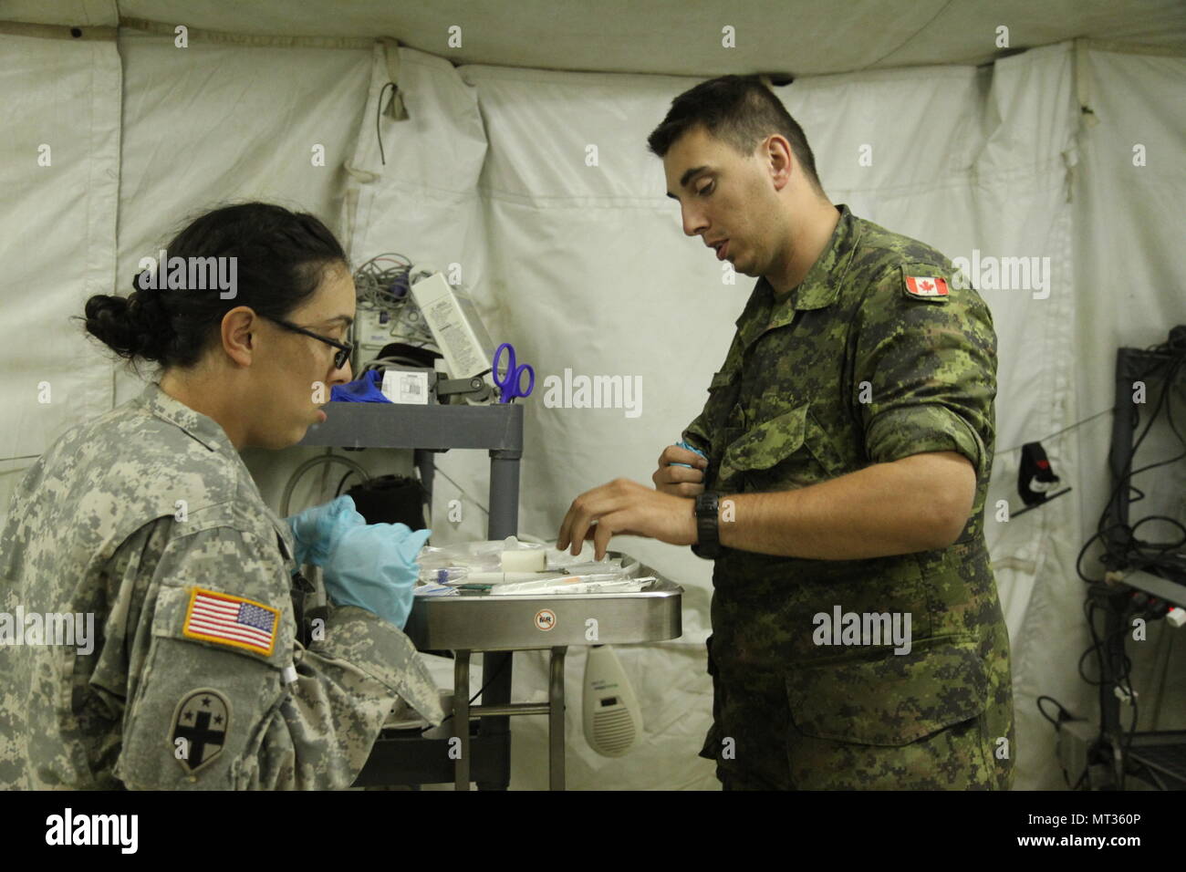 Field hospital canadian hi-res stock photography and images - Alamy