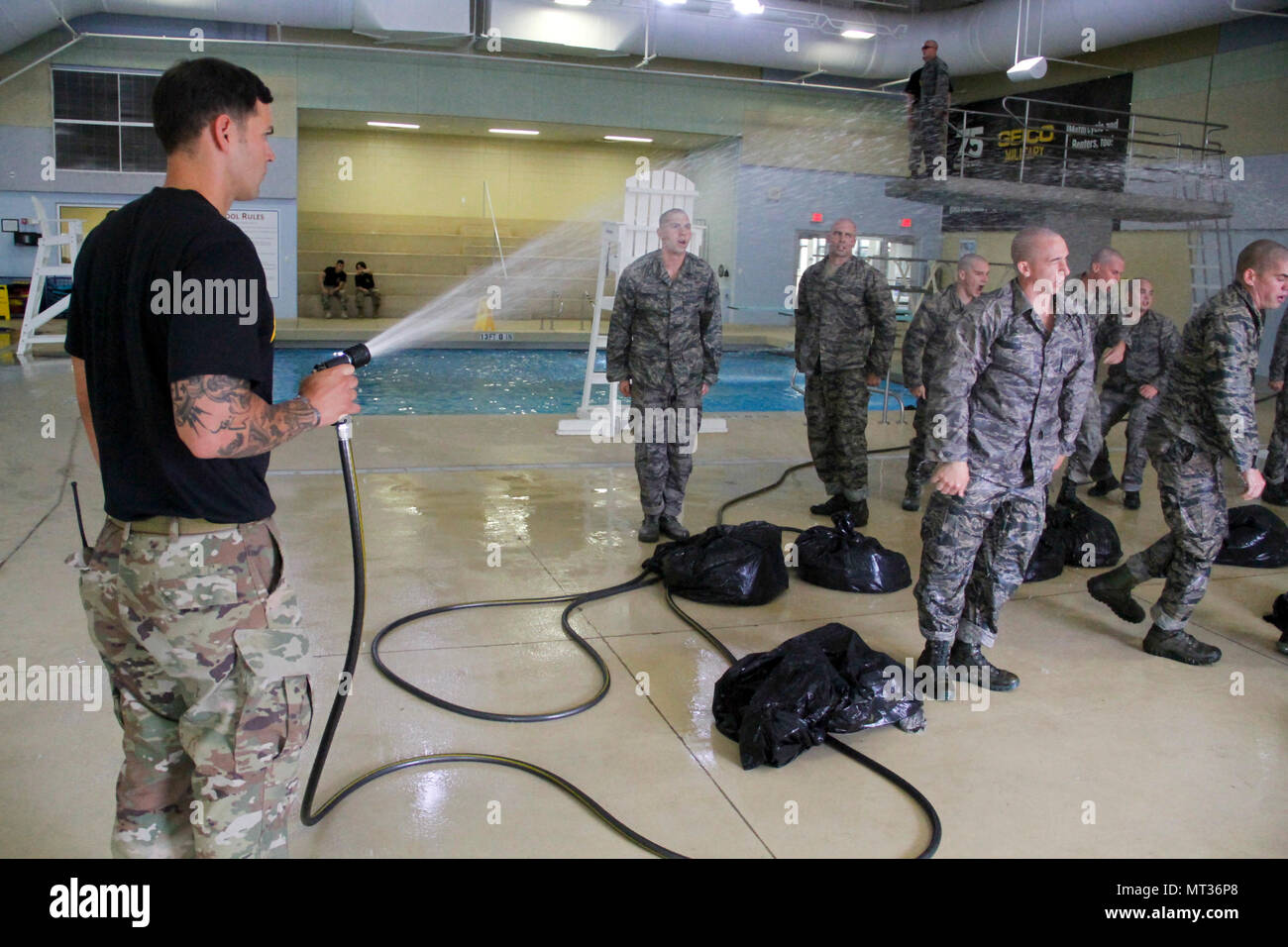 A Tactical Air Control Party NCO from the 25th Air Support Operations ...