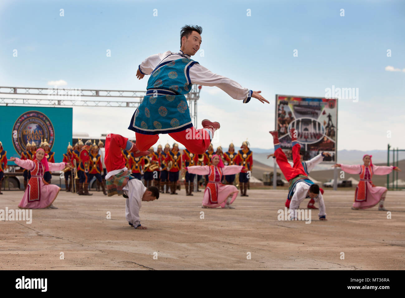 Mongolian military song and dance ensemble hi-res stock photography and ...
