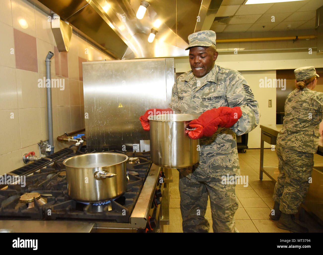 Tech. Sgt. Brandon Wyrick, a 301st Fighter Wing Force Support Squadron ...