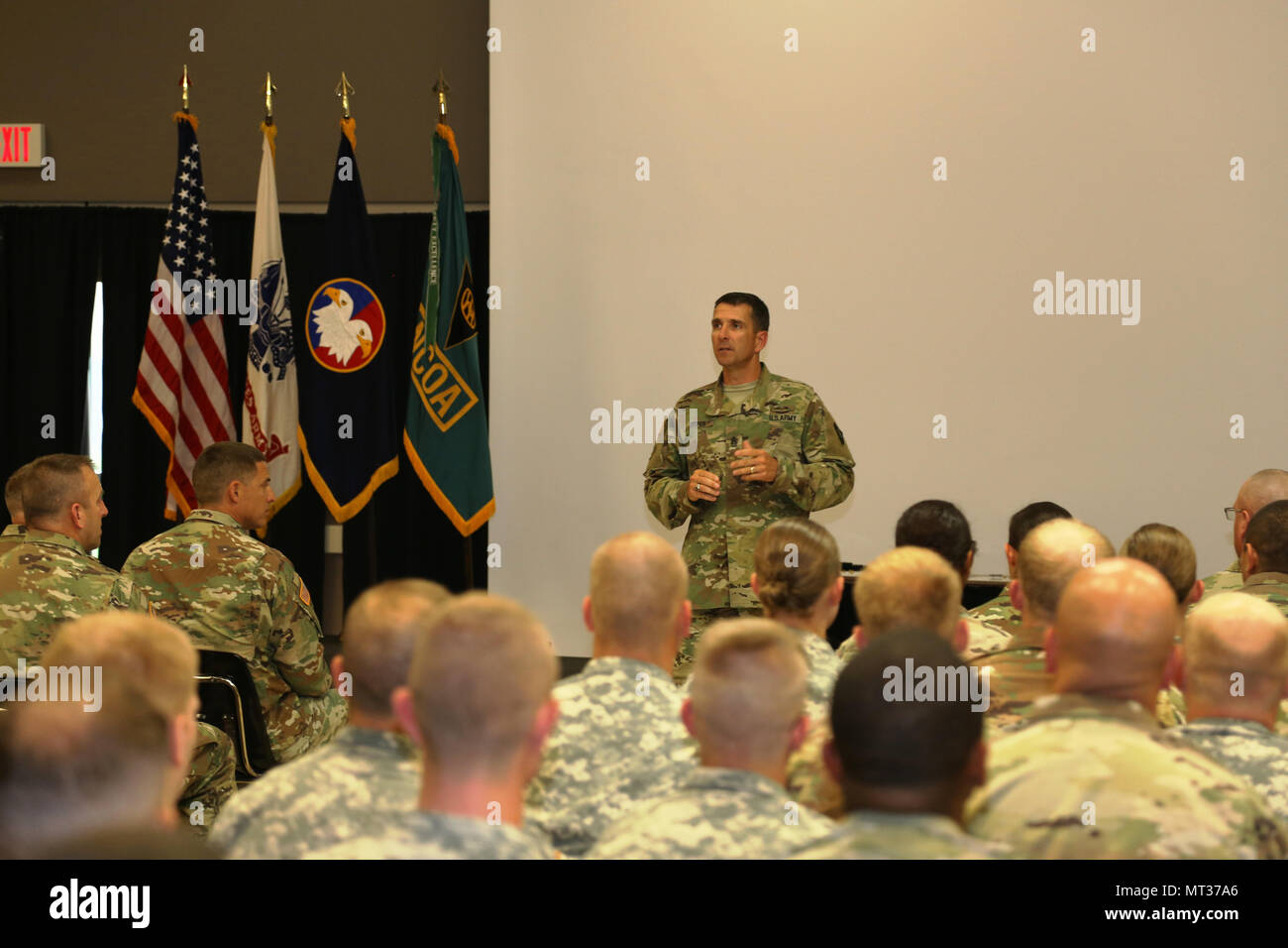 Command Sgt. Maj. Steven D. Dryer, commandant of the Staff Sgt. Todd R ...