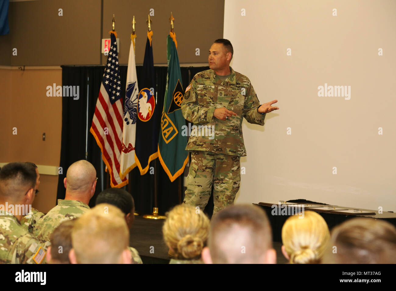 Master Sgt. Thomas Aiello with the Staff Sgt. Todd R. Cornell ...